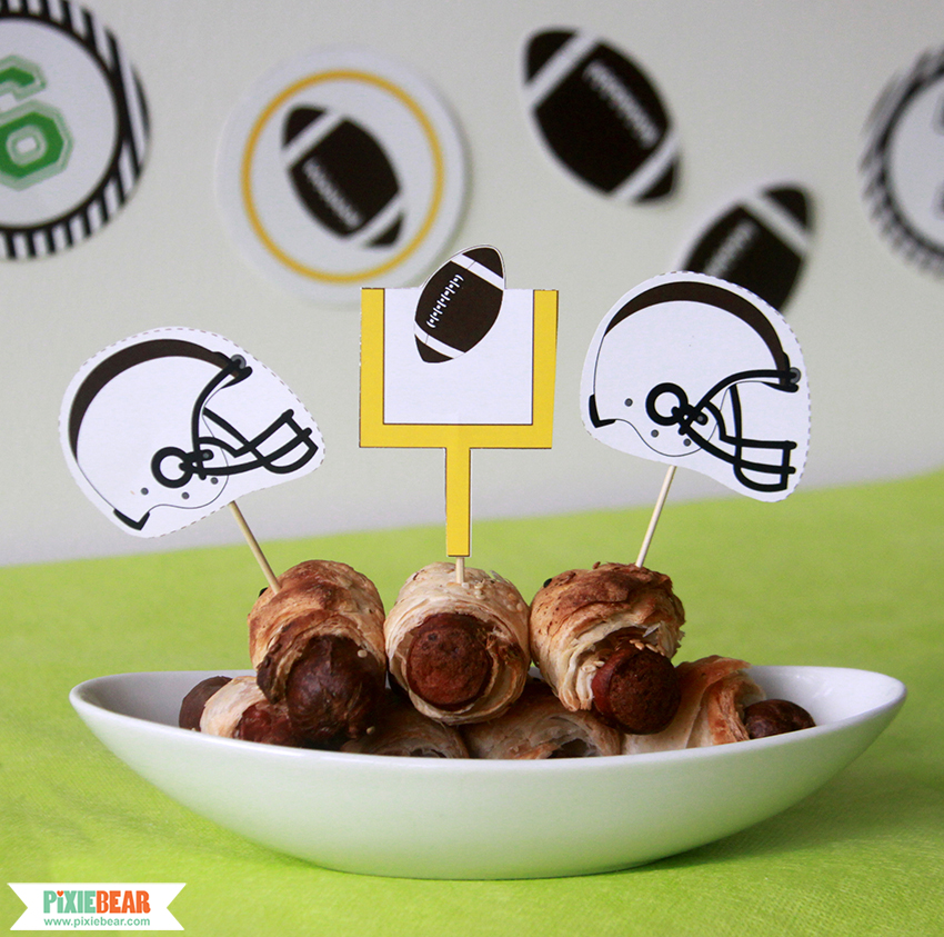 Football Party Ideas | Pixiebear Party Printables