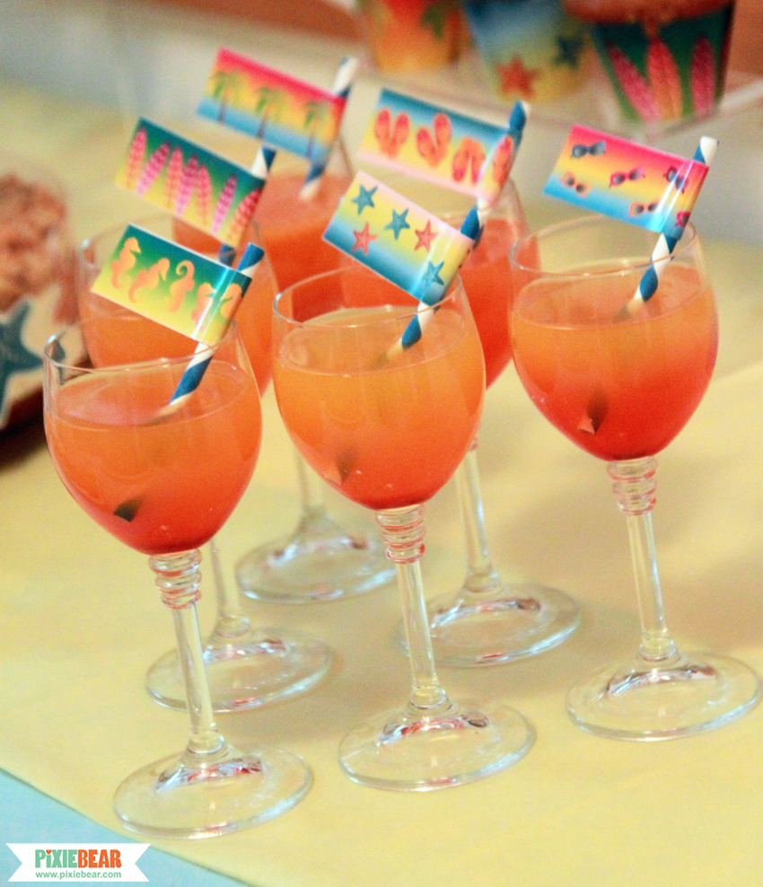 How To Make Ombre Drinks | Pixiebear Party Printables