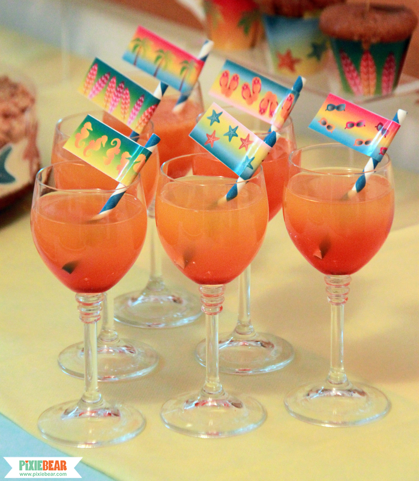 Summer Beach Party Ideas | Pixiebear Party Printables